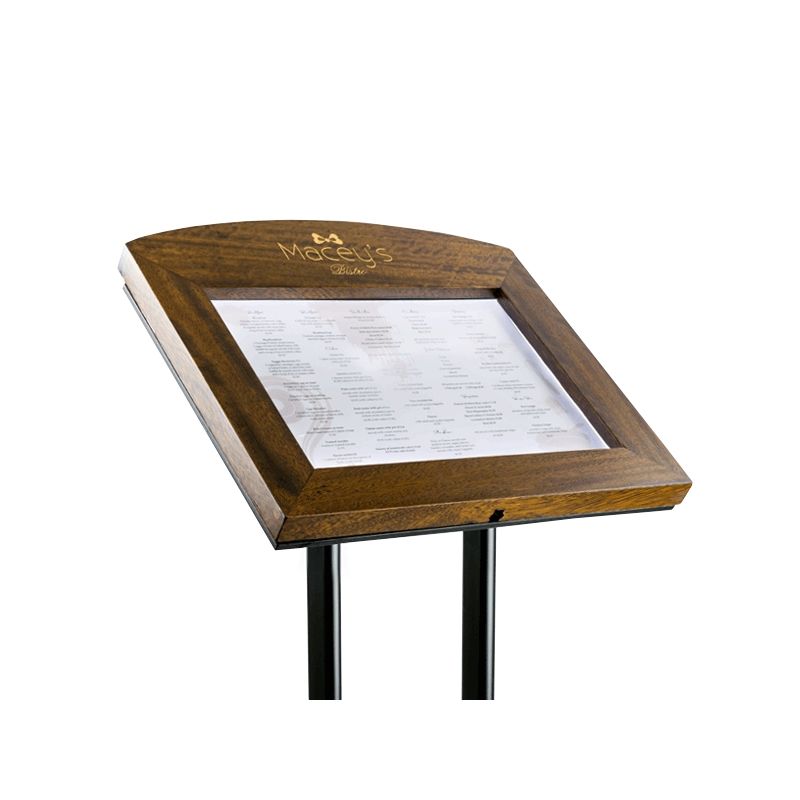 Impact Wood Curved Header Angled Stand