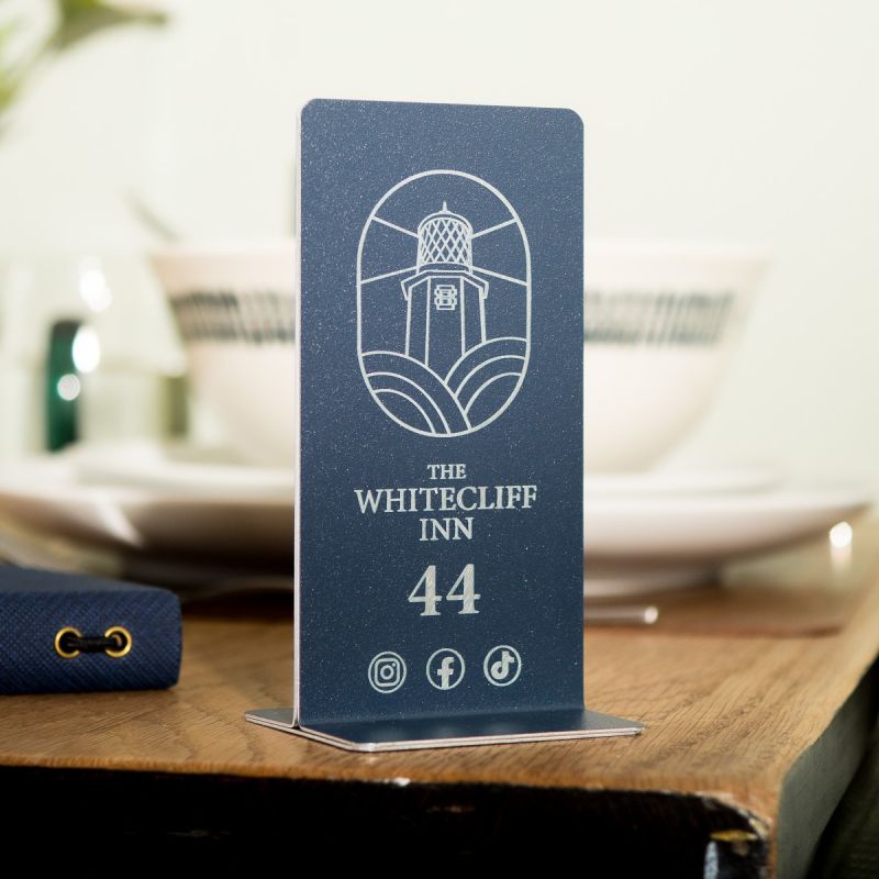 Restaurant table number / Metal Display stand