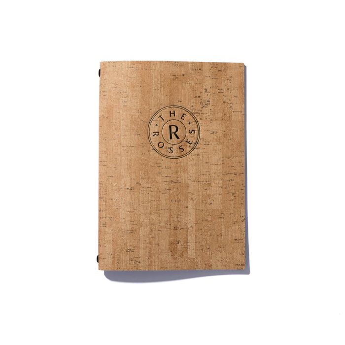 Flexible Cork menu covers / Synthetic Cork menus