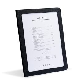 Framed menu insert / print laminated card