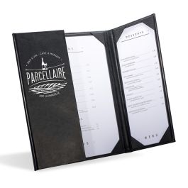 Kensington Gatefold Menu
