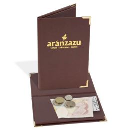 Faux leather receipt holders / restaurant bill order holder