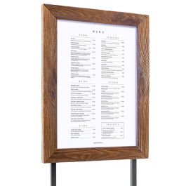 Wood Frame wall mounted Menu Display & Restaurant Signs